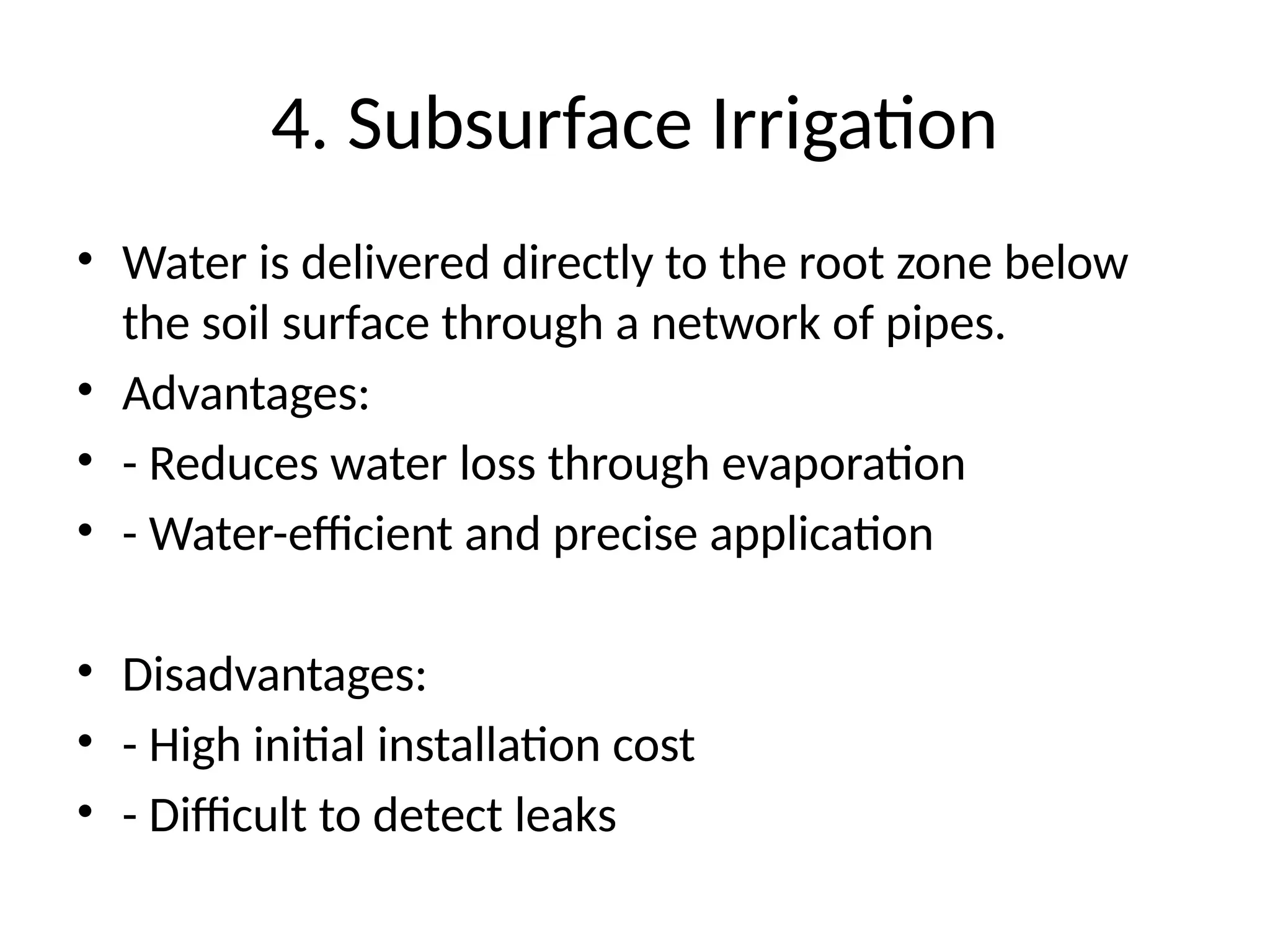 Methods of Irrigation fro agronomic and horticultural crops | PPTX