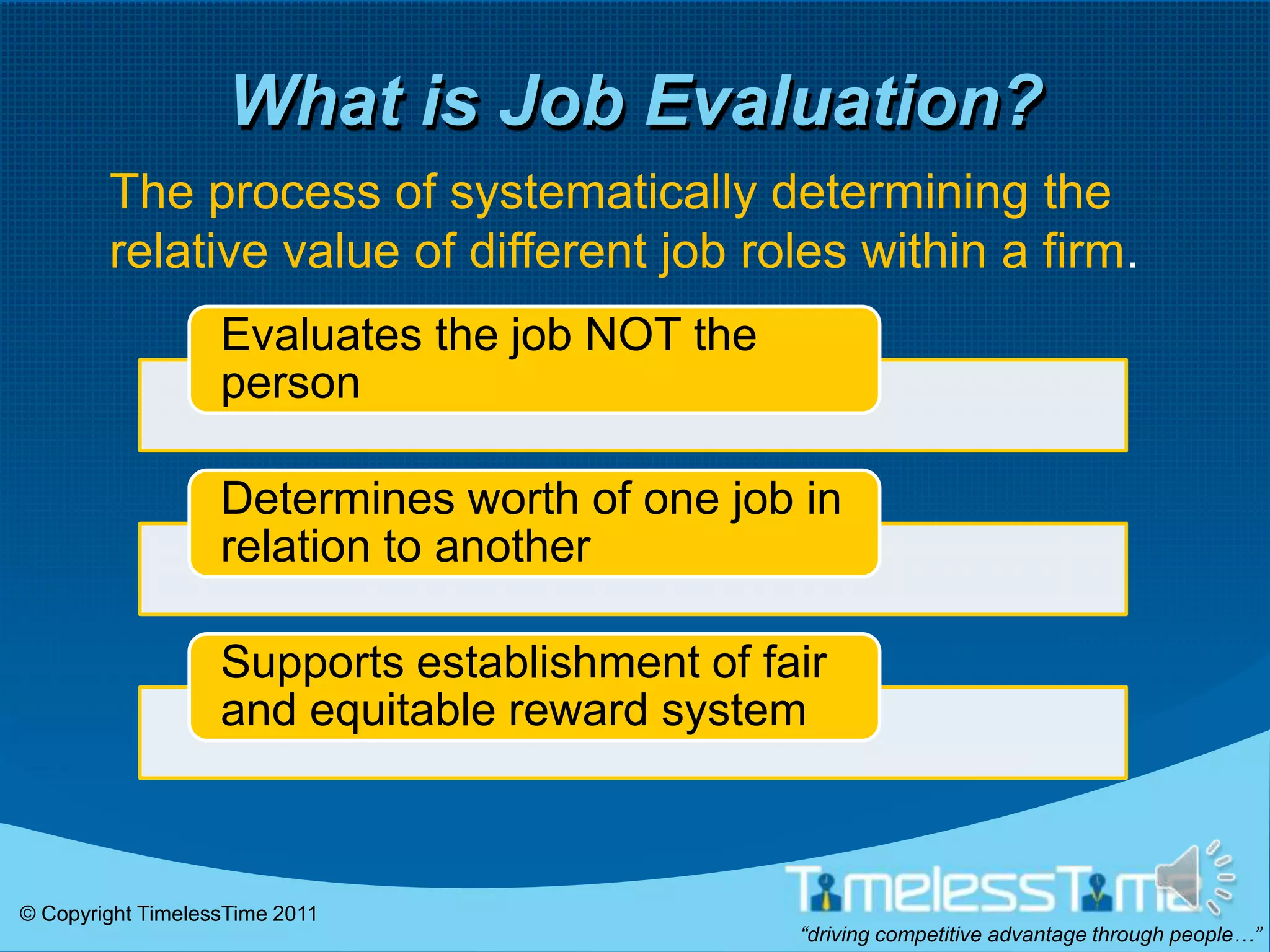 Methods of job evaluation | PPT