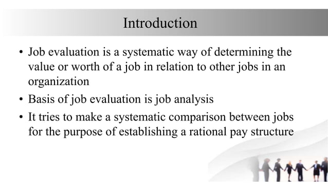 Methods of Job Evaluation.pptx | Careers