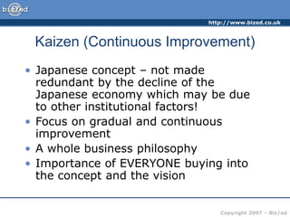 Methods of kaizen | PPT