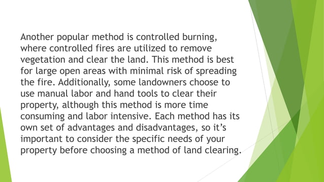 Methods of Land Clearing – Best Ways to Clear Your Property.pptx