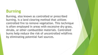 Methods of Land Clearing – Best Ways to Clear Your Property.pptx