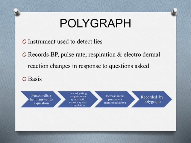 Methods of lie detection | PPTX | Medical Health