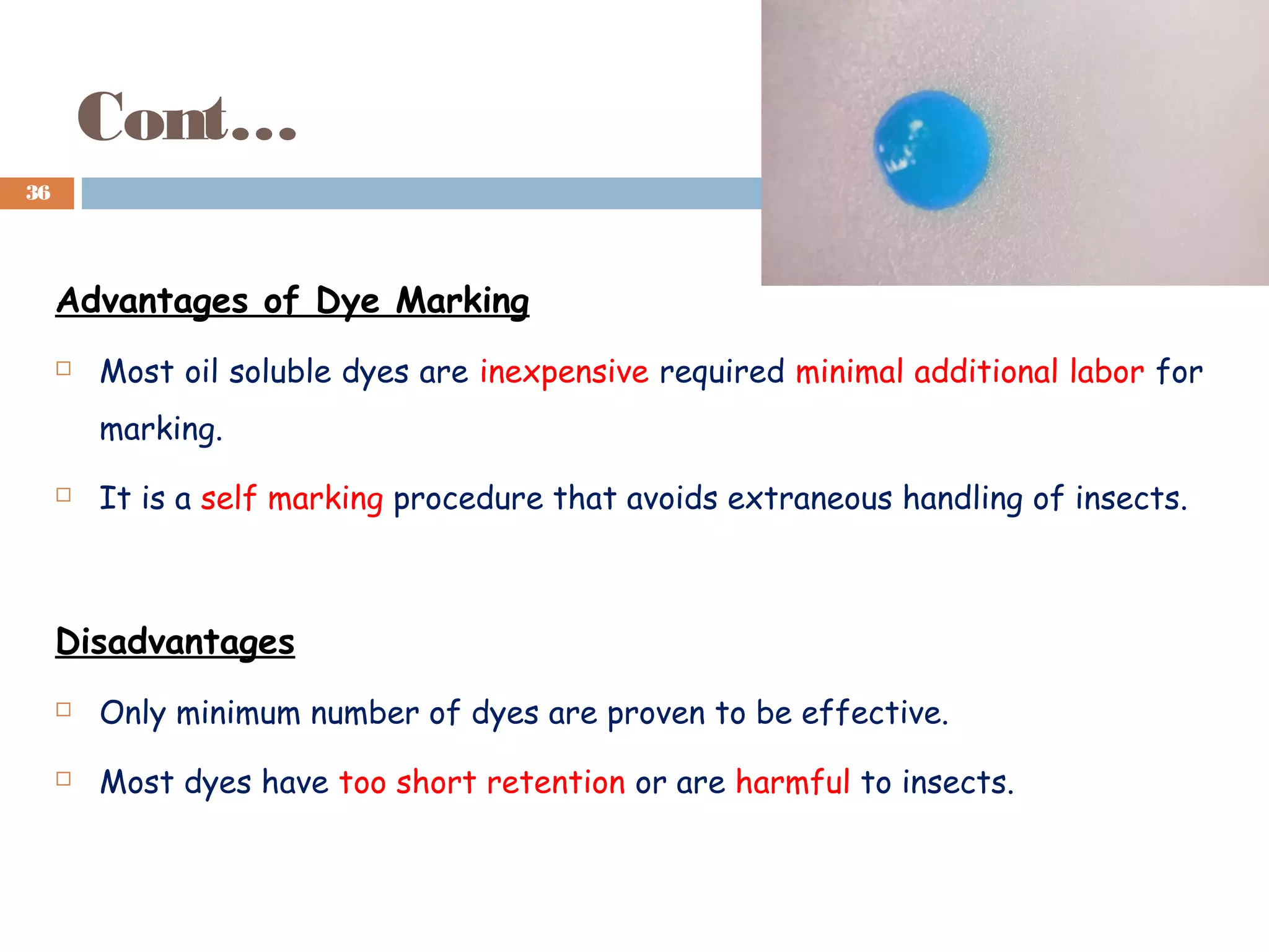 Methods of marking insects | PPT