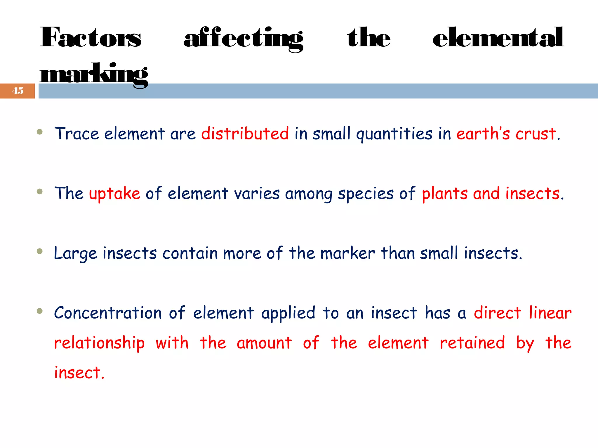 Methods of marking insects | PPT