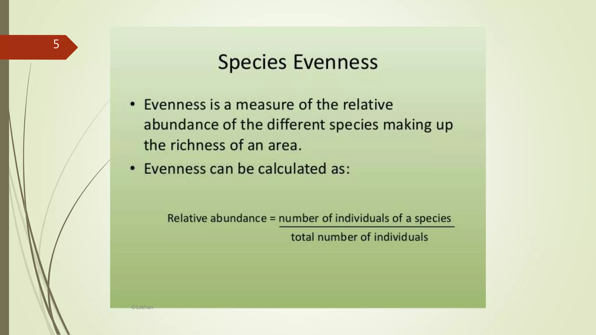 Methods of measuring biodiversity Biodiversity index | PPTX