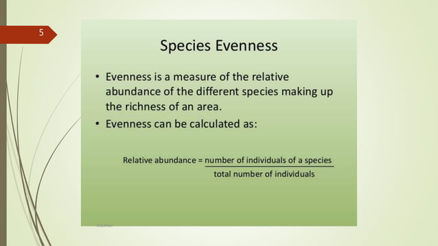 Methods of measuring biodiversity Biodiversity index | PPTX