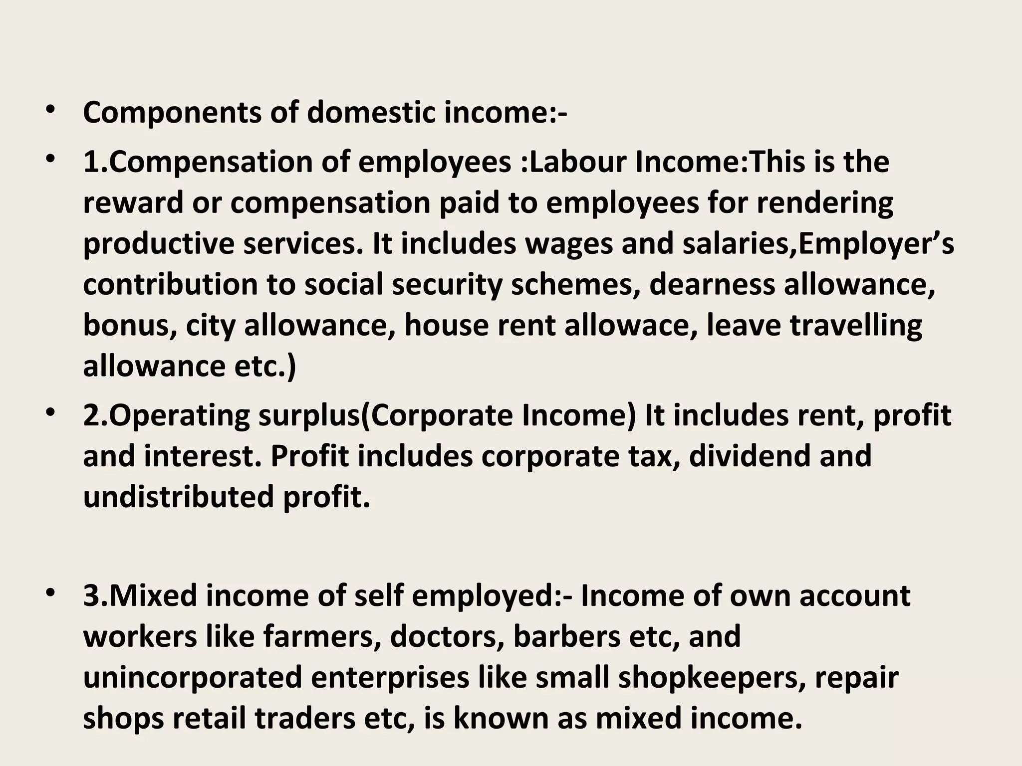 Methods of measuring National Income | PPT