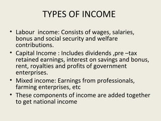 Methods of measuring National Income | PPT