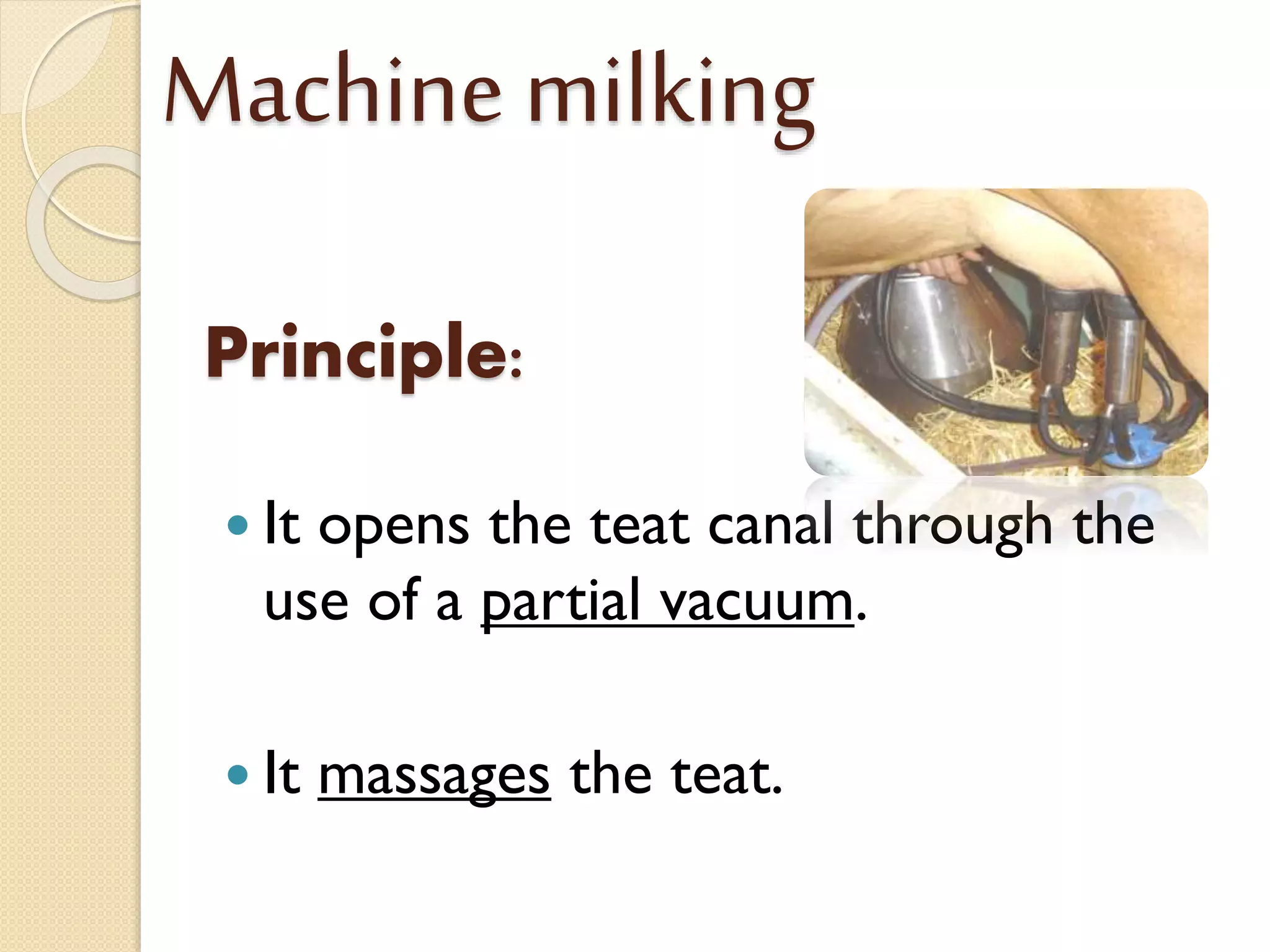 Methods of milking | PPTX