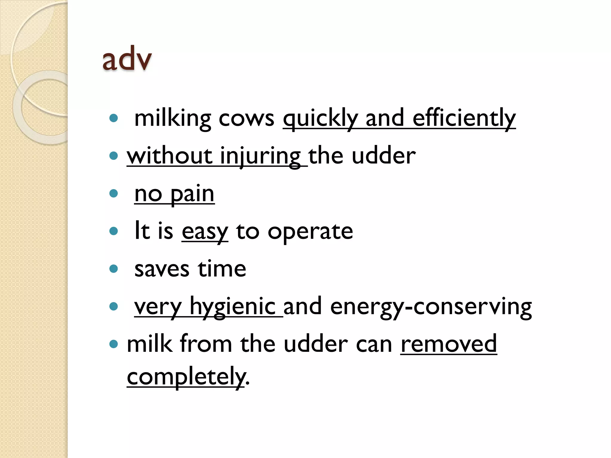 Methods of milking | PPTX