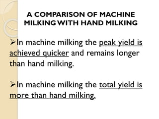 Methods of milking | PPTX
