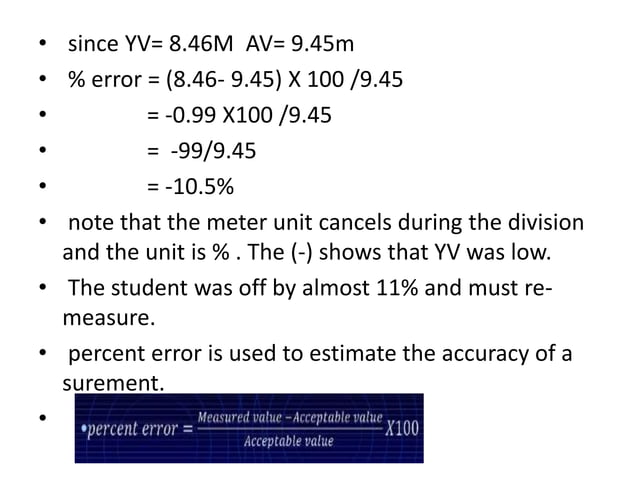 Methods of minimizing errors | PPTX | Chemistry | Science