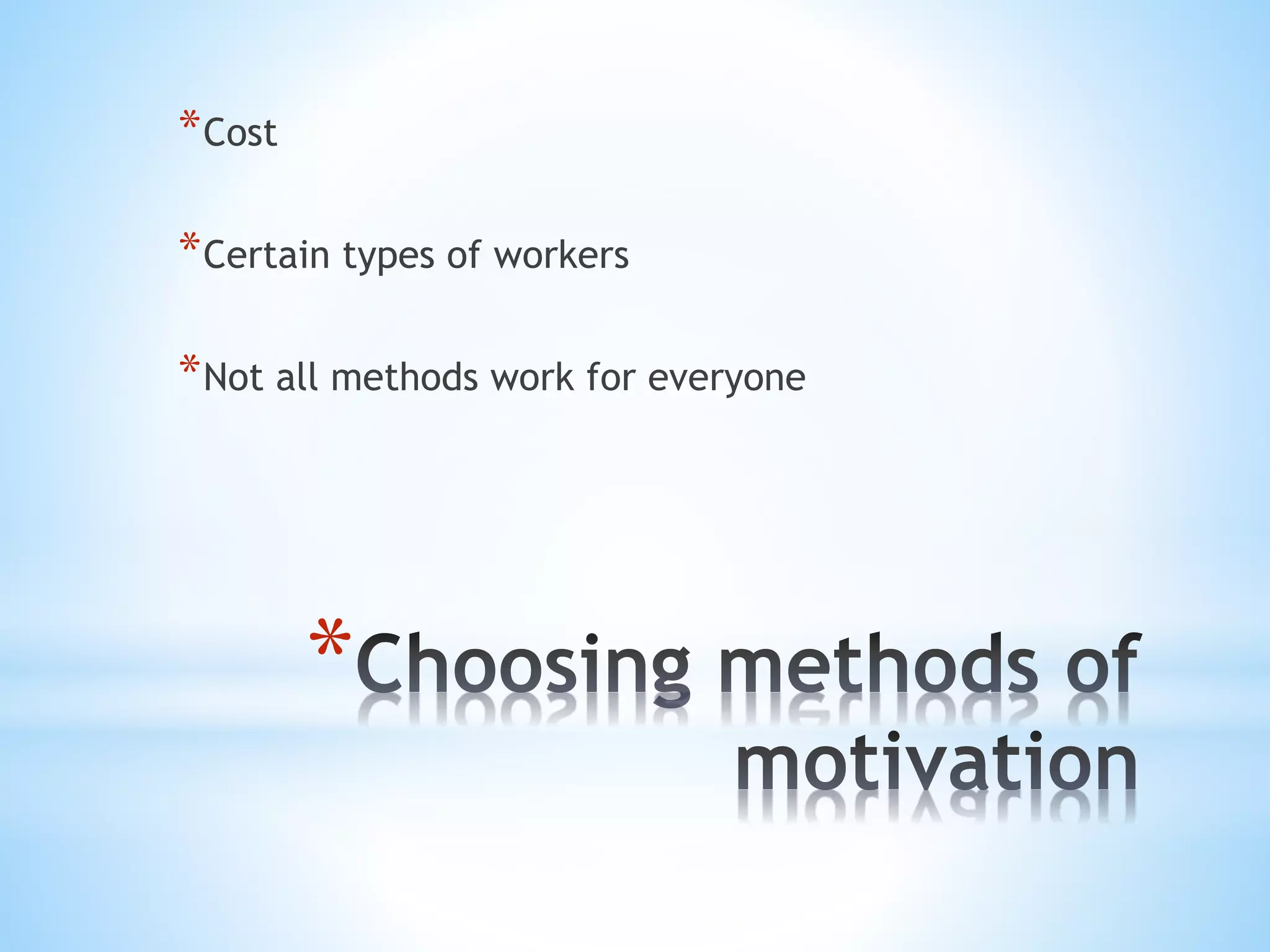 Methods of motivation | PPTX