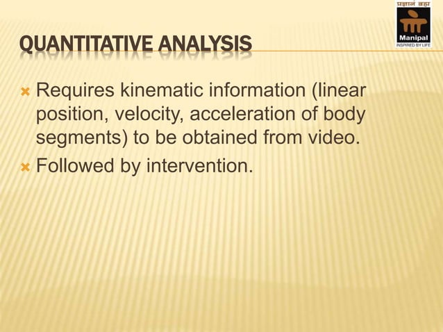 Methods of movements analysis | PPTX