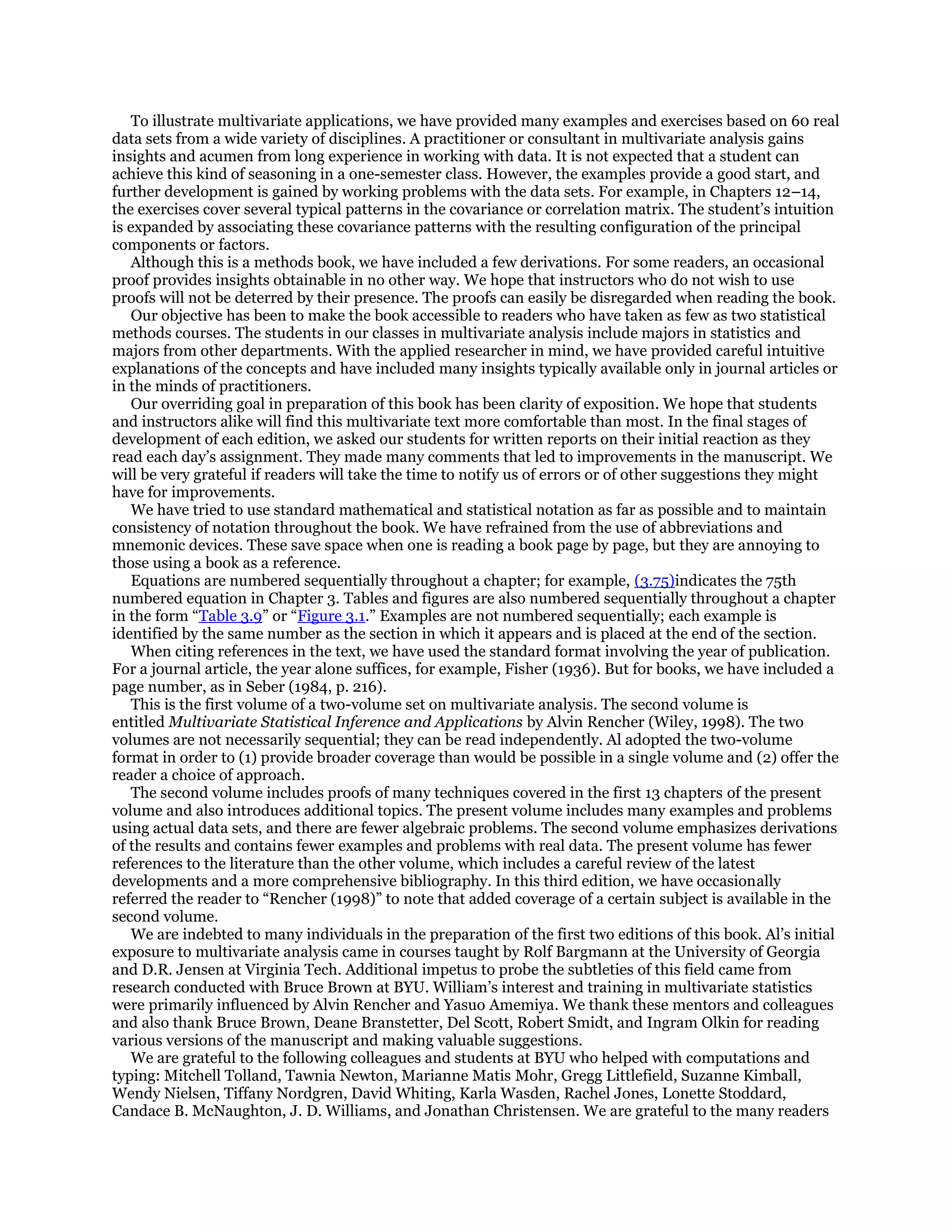 Methods of multivariate analysis | DOCX