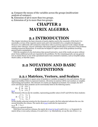 Methods of multivariate analysis | DOCX