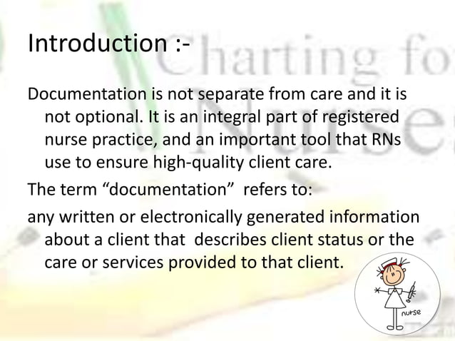 Methods of nursing documentation final | PPTX