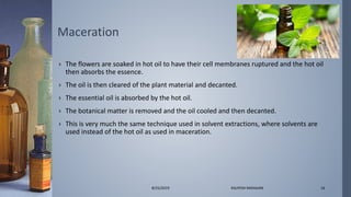 Methods of oil extraction | PPTX