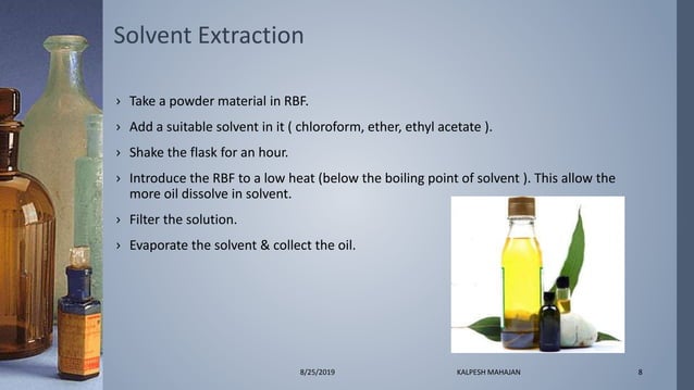 Methods of oil extraction | PPTX
