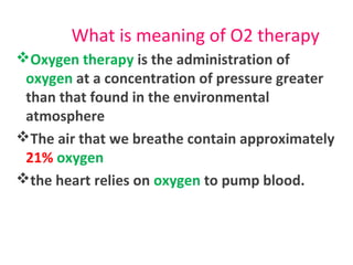 Methods of oxygen administration | PPT