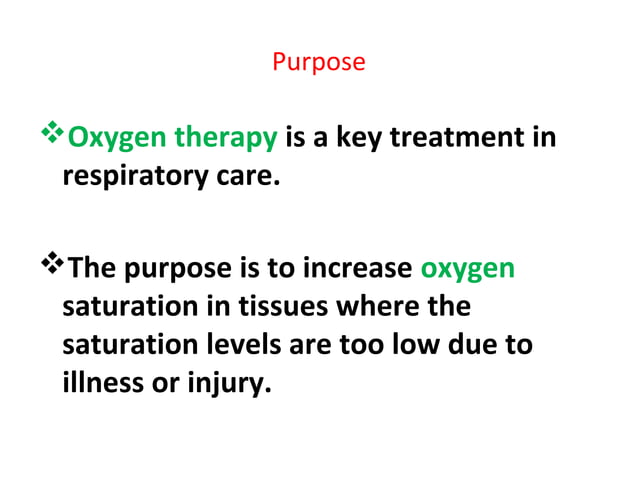 Methods of oxygen administration | PPT