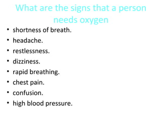 Methods of oxygen administration | PPT