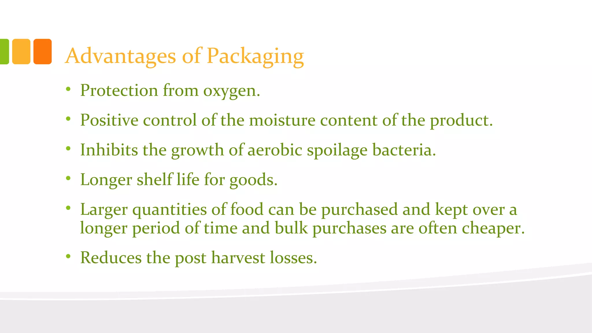 Methods of packging in vegetables | PPT