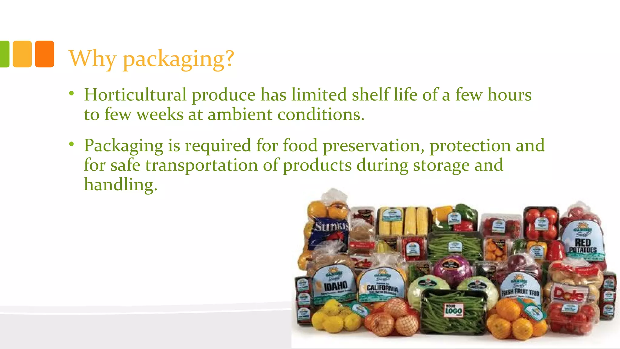 Methods of packging in vegetables | PPT
