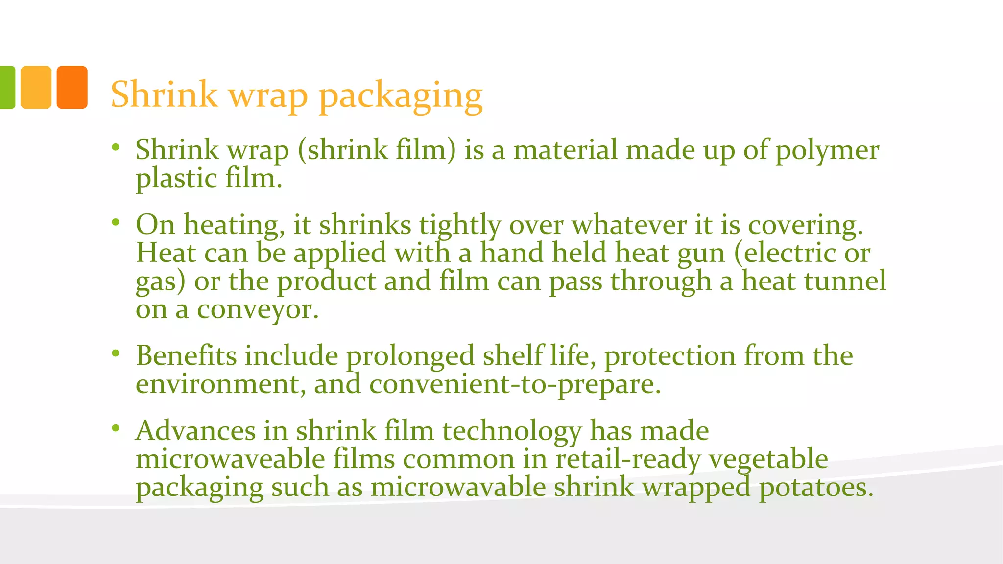 Methods of packging in vegetables | PPT