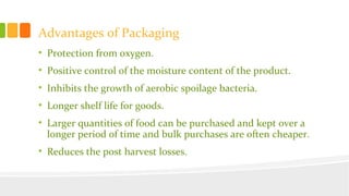 Methods of packging in vegetables | PPT