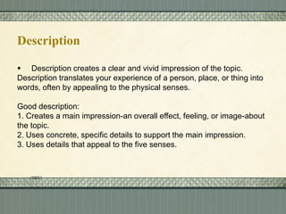 Methods of paragraph development | PPTX
