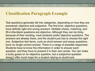 Methods of paragraph development | PPTX