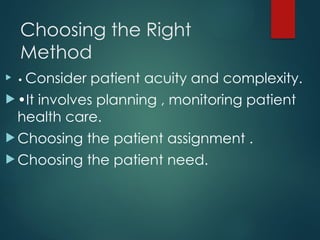 Methods_of_Patient_Assignment.pptx mmmmmmm | PPTX