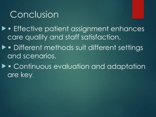 Methods_of_Patient_Assignment.pptx mmmmmmm | PPTX