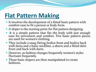 Methods of pattern making - S. Manohari | PPTX