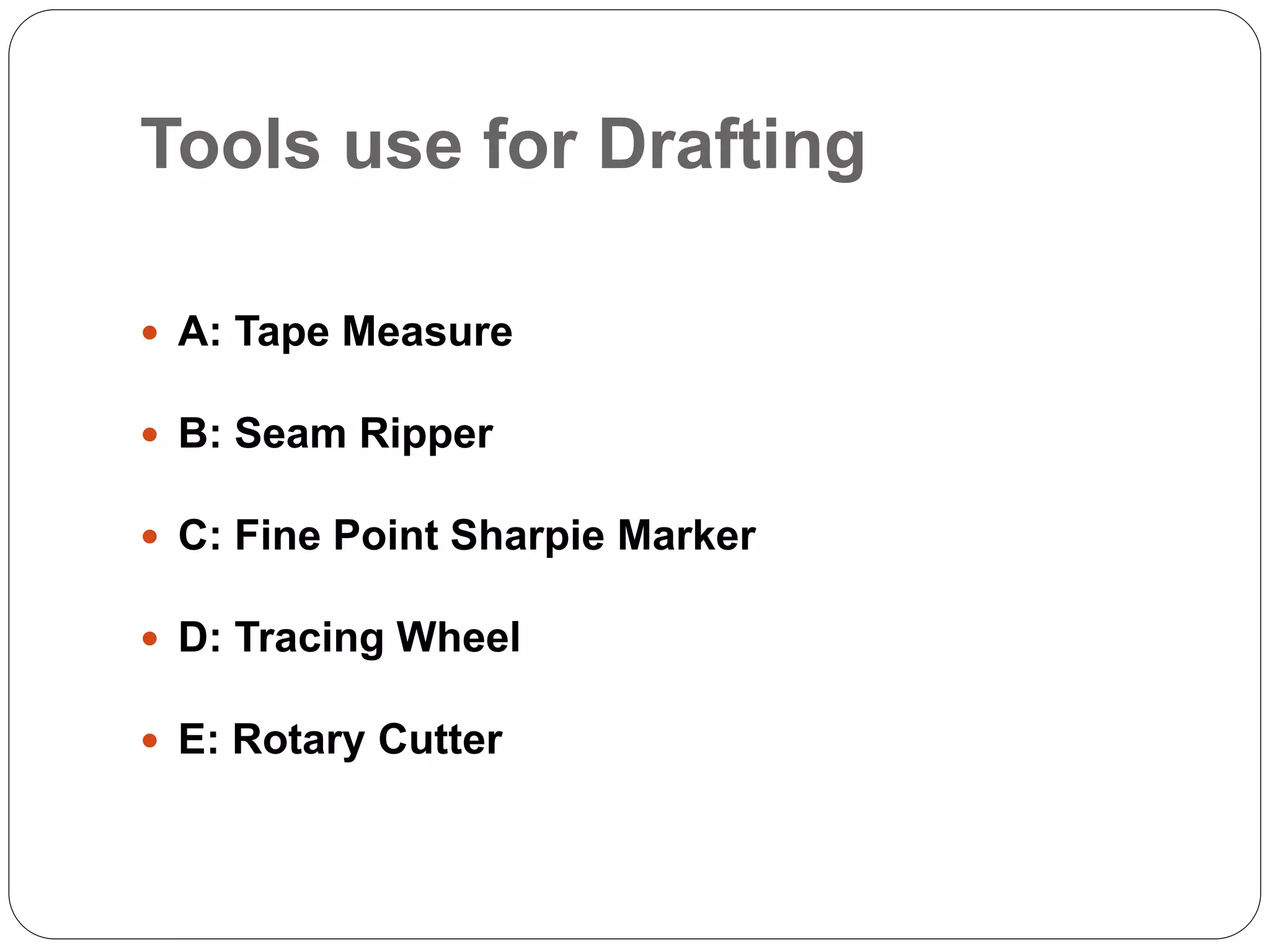Methods of Pattern Making | PPTX