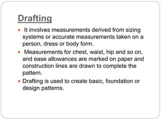 Methods of Pattern Making | PPTX