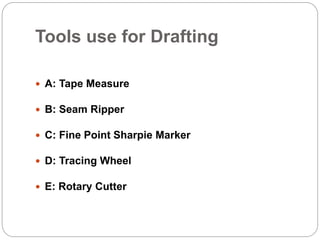 Methods of Pattern Making | PPTX