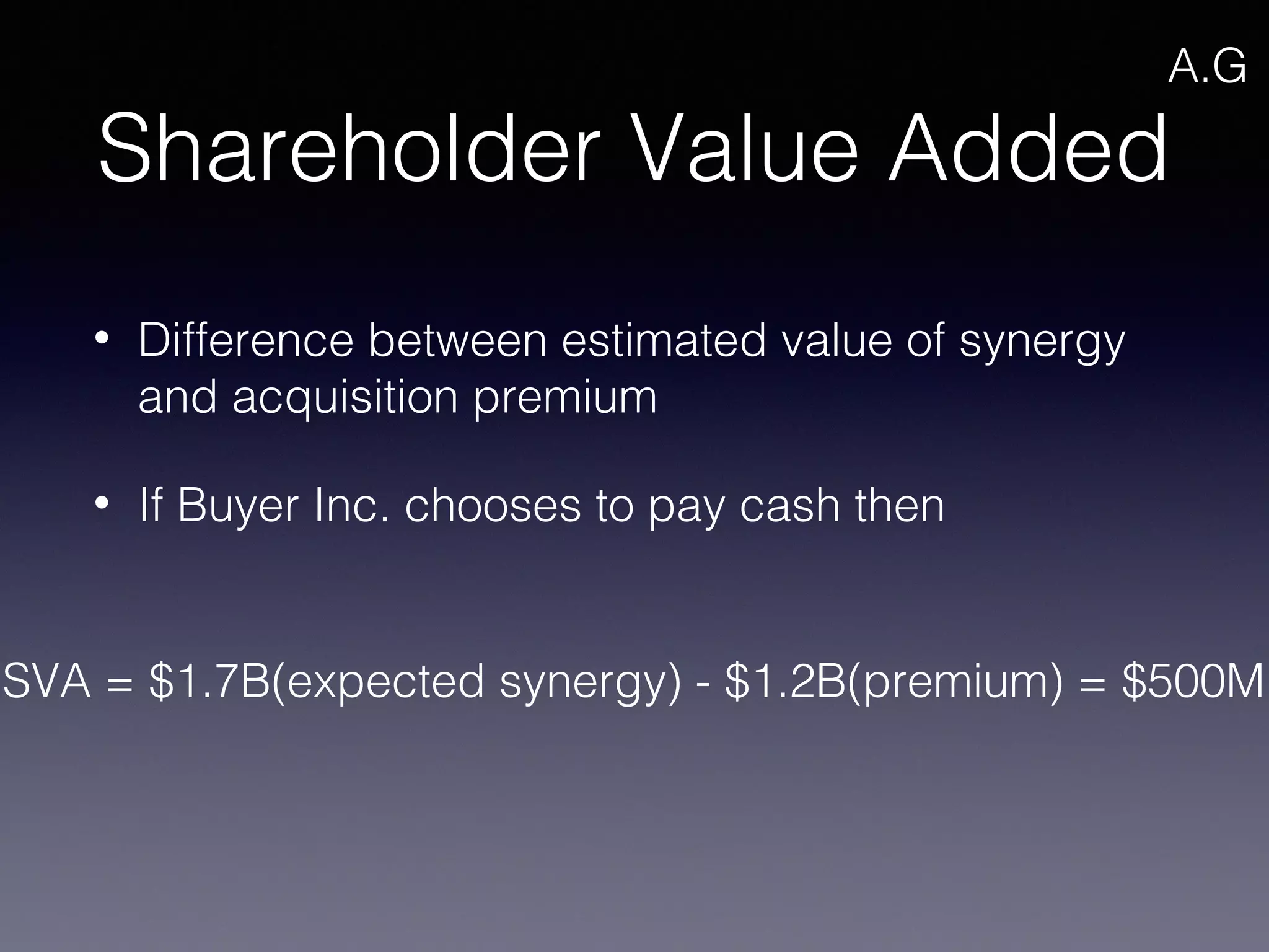 Methods of payment (Mergers and Acquisitions) | PPT