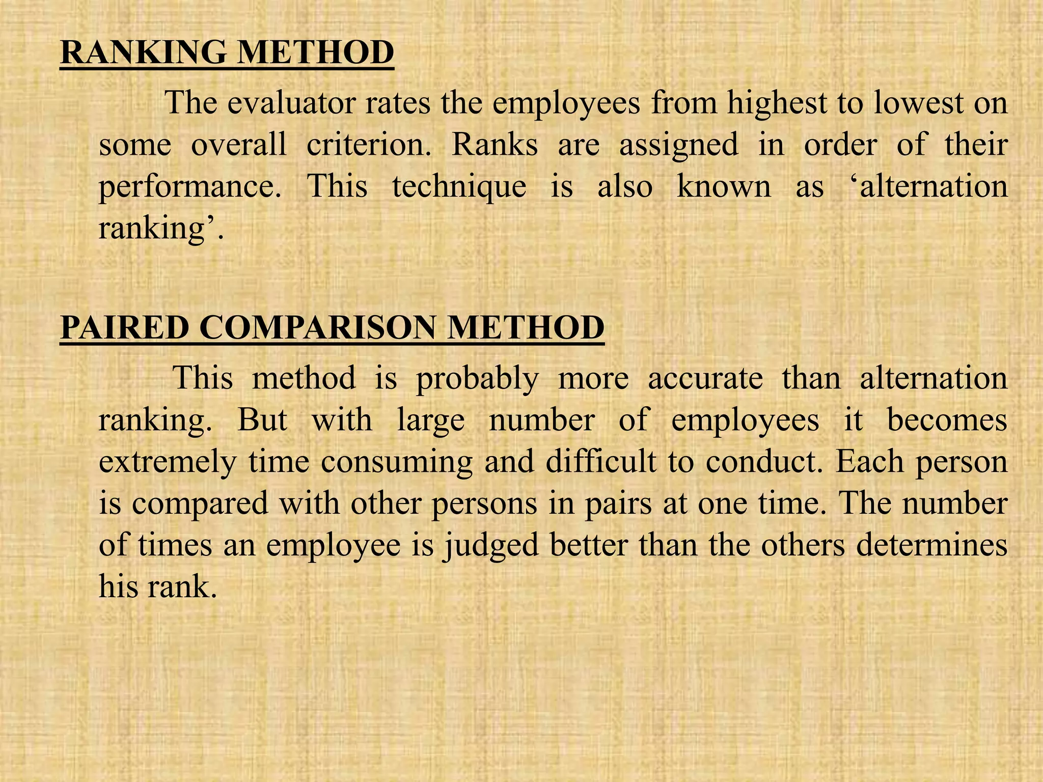 Methods of performance appraisal | PPTX