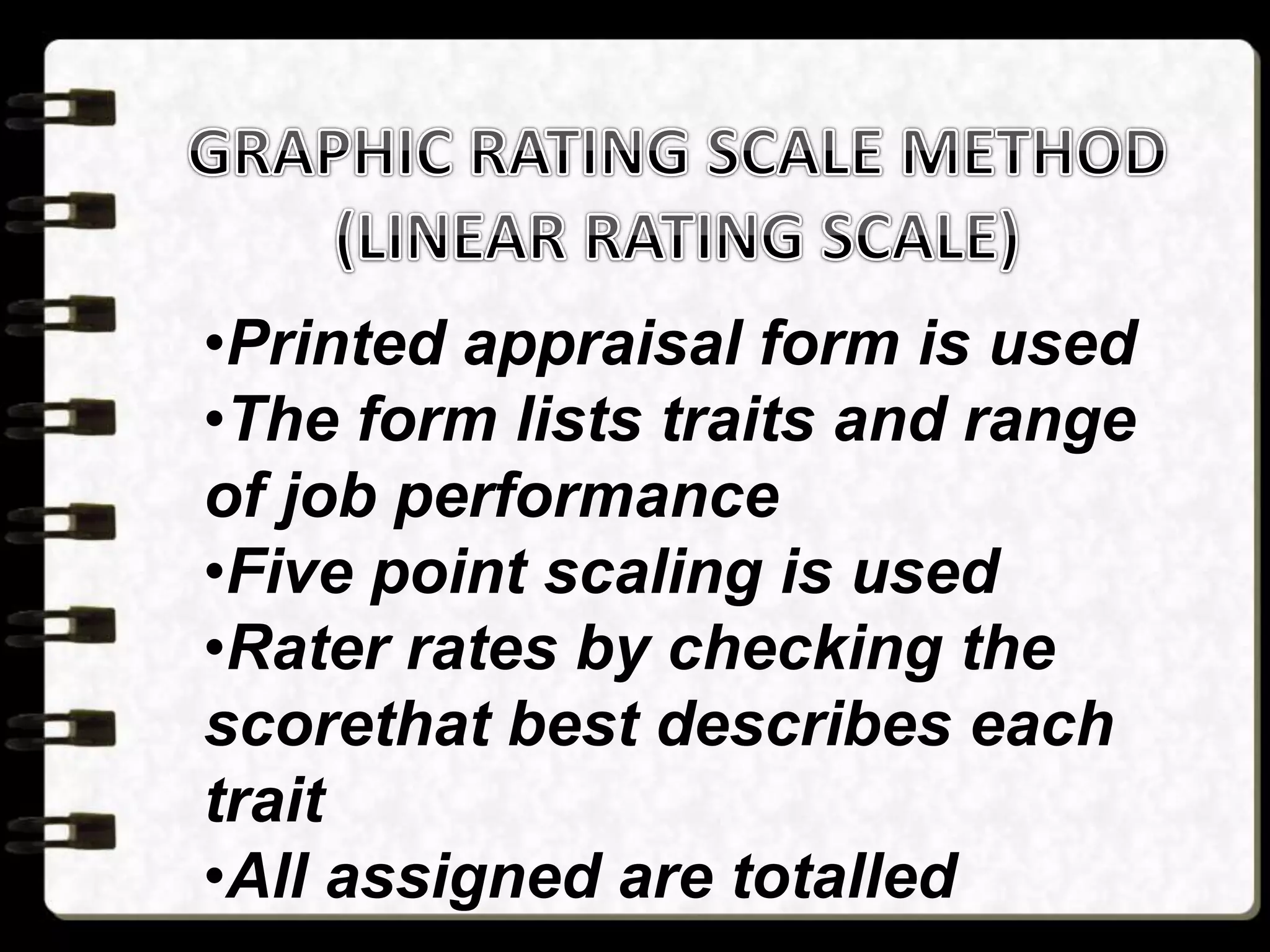 Methods of performance appraisal | PPT