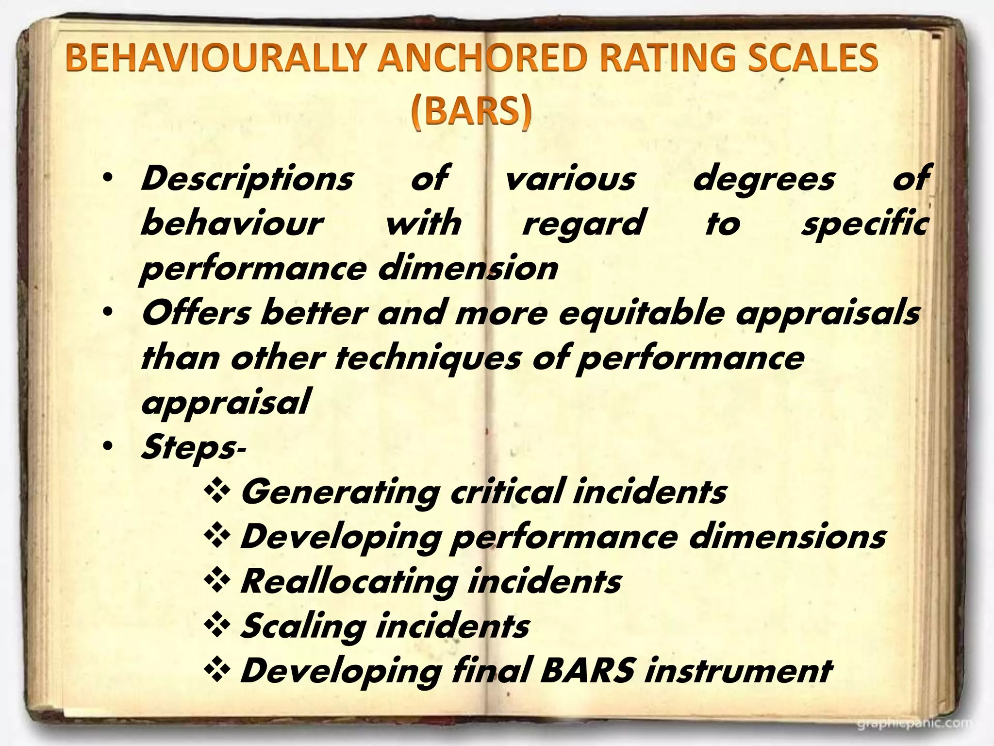 Methods of performance appraisal | PPT