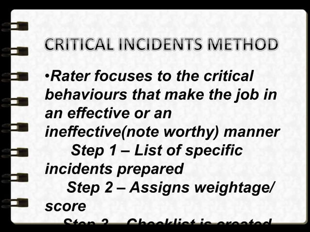 Methods of performance appraisal | PPT