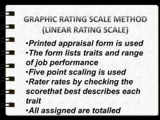 Methods of performance appraisal | PPTX