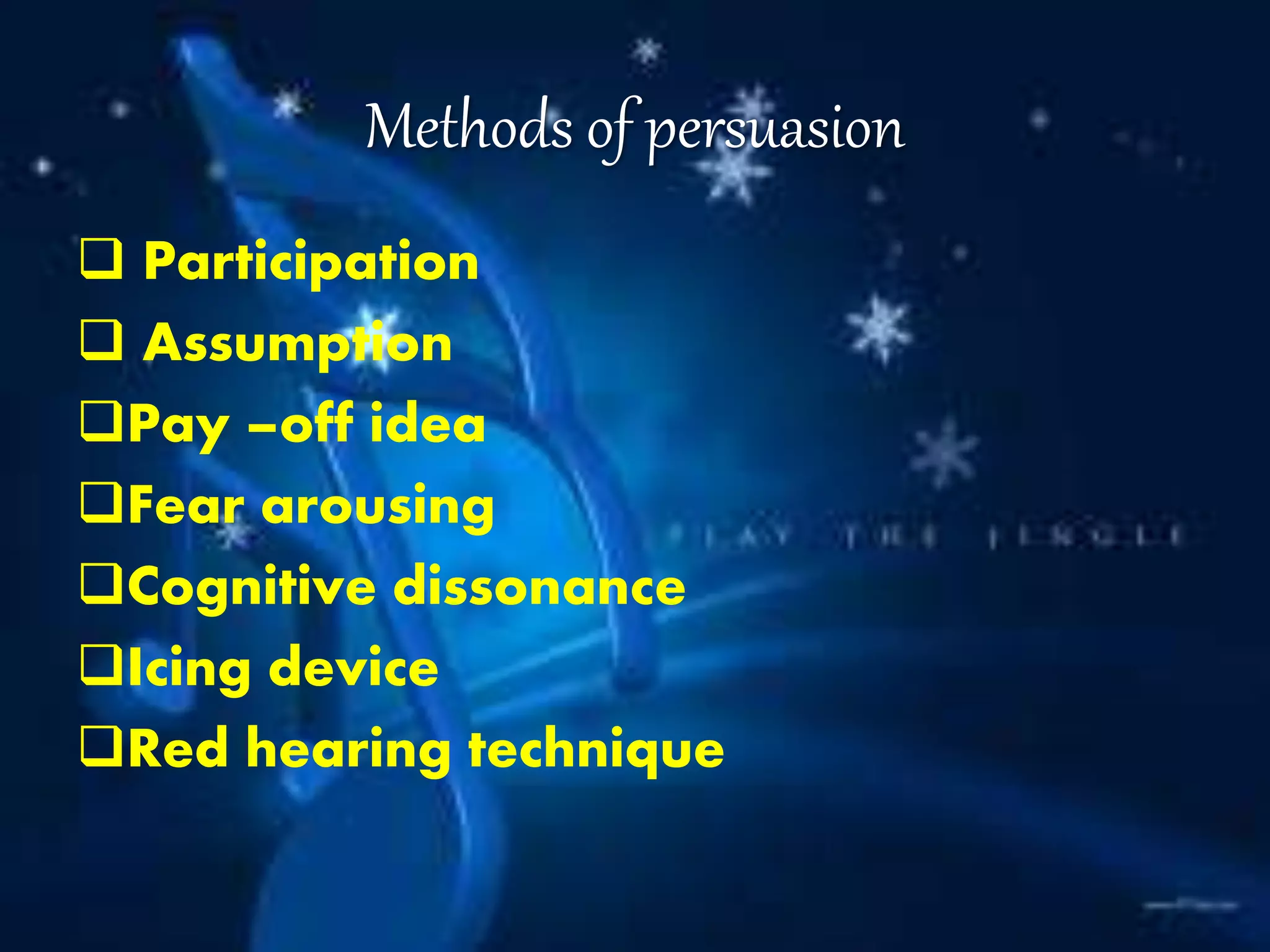 Methods of persuasion | PPTX