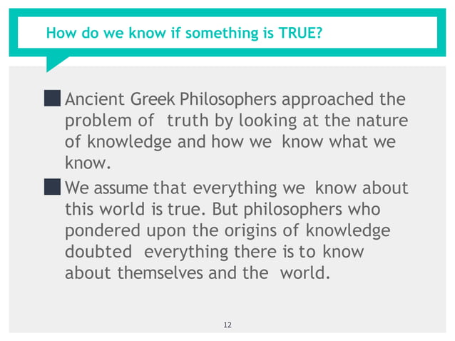 Methods of philosophizing | PPTX | Science