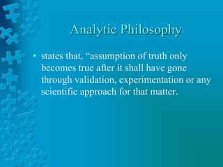 Methods of Philosophy | PPTX