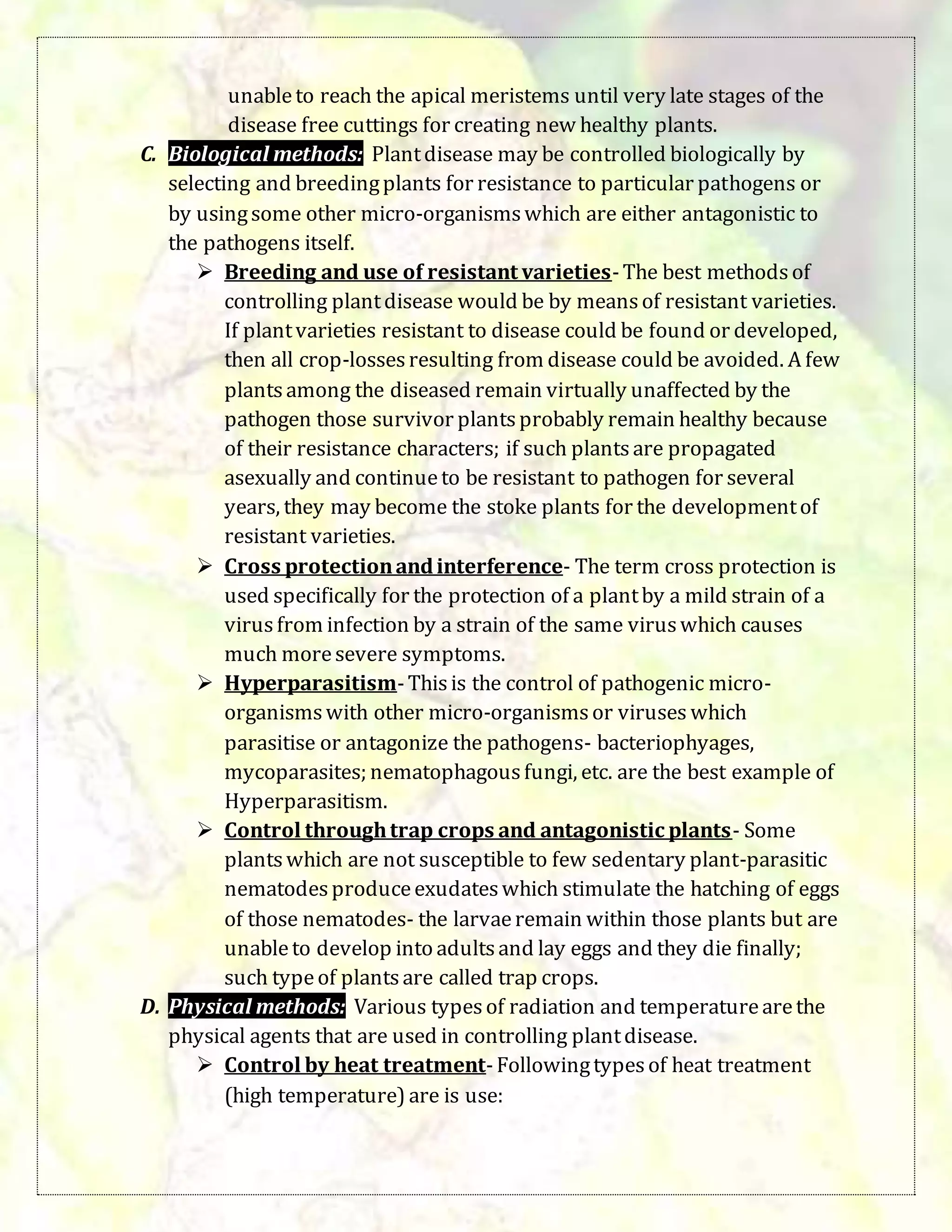 Methods of plant disease control | DOCX