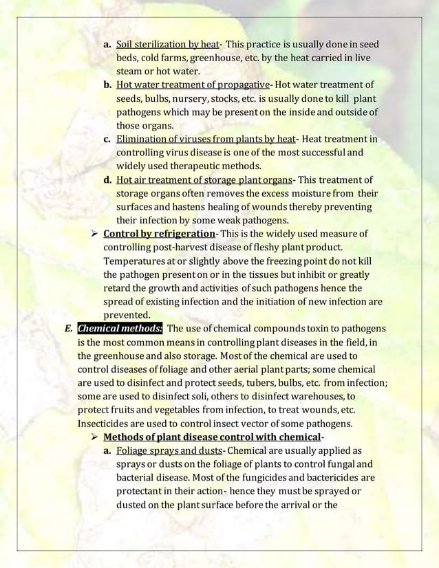 Methods of plant disease control | DOCX
